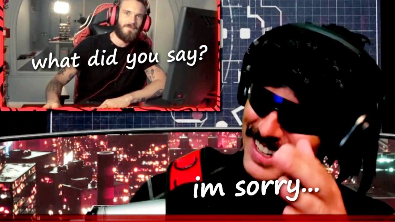 DrDisrespect Breaks Character after searching Pewdiepie's DrDisrespect Breaks Character after searching Pewdiepie's
