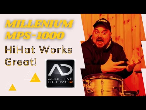 Millenium MPS-1000 | HiHat Problem SOLVED! | I Play with Addictive Drums 2 VST | #millenium #mps1000