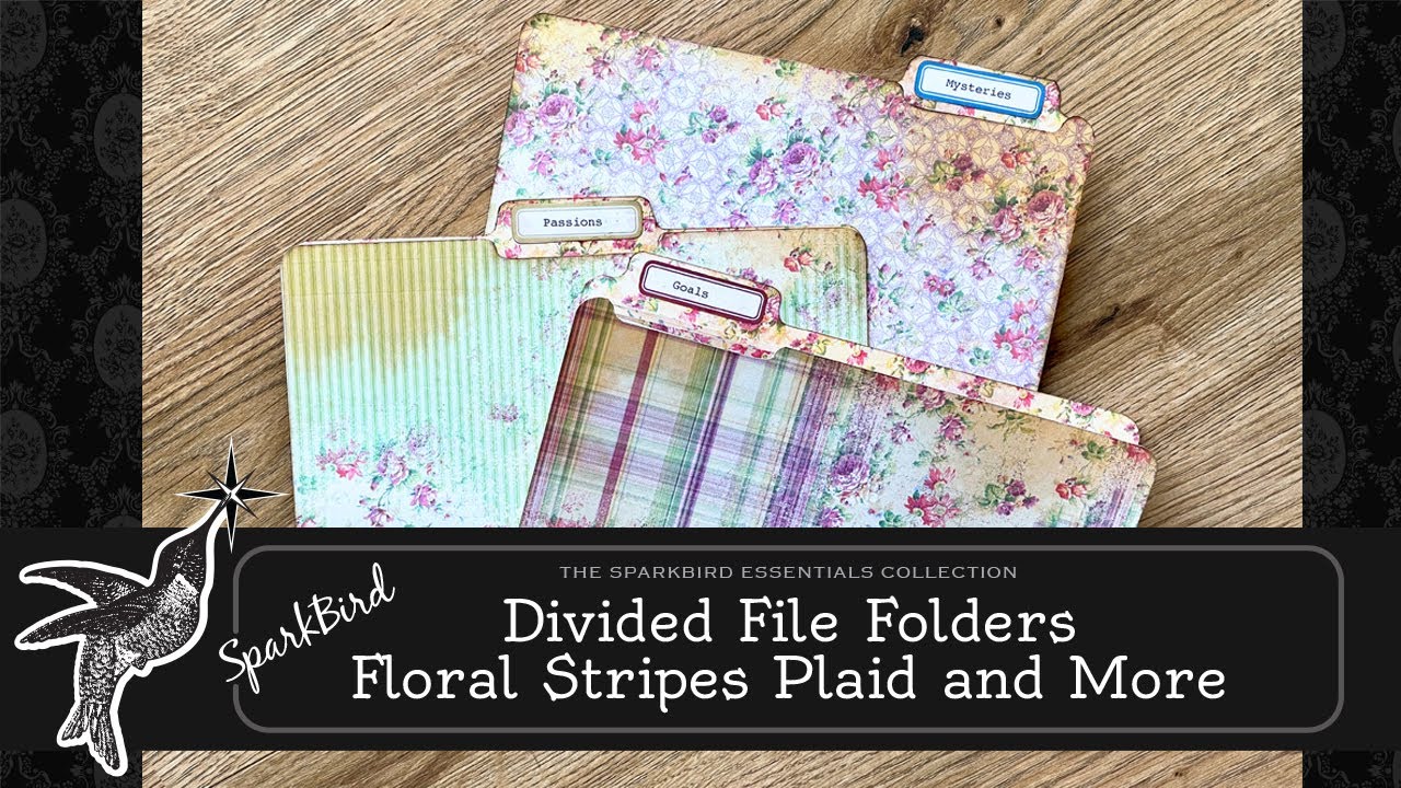 KIT TIPS: Divided File Folder #junkjournal Inserts - YouTube