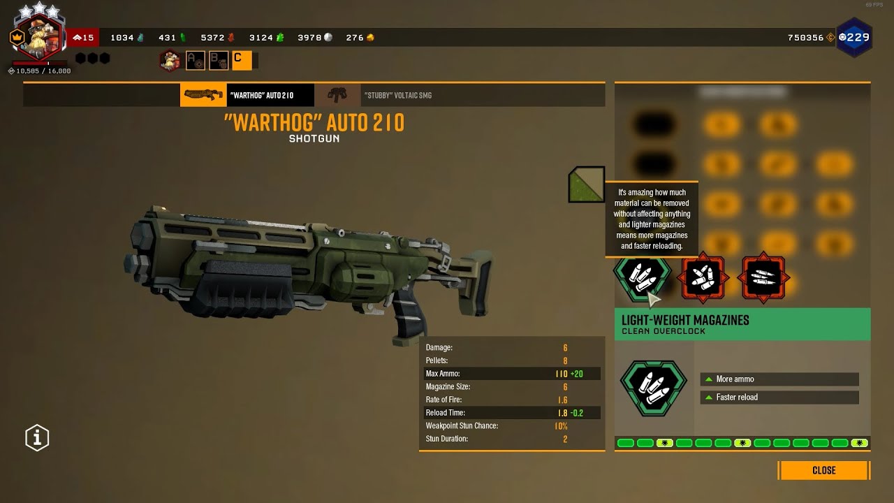 Outdated Overclock | Light-Weight Magazines (Clean) | Warthog | Engineer | Deep Rock Galactic ...