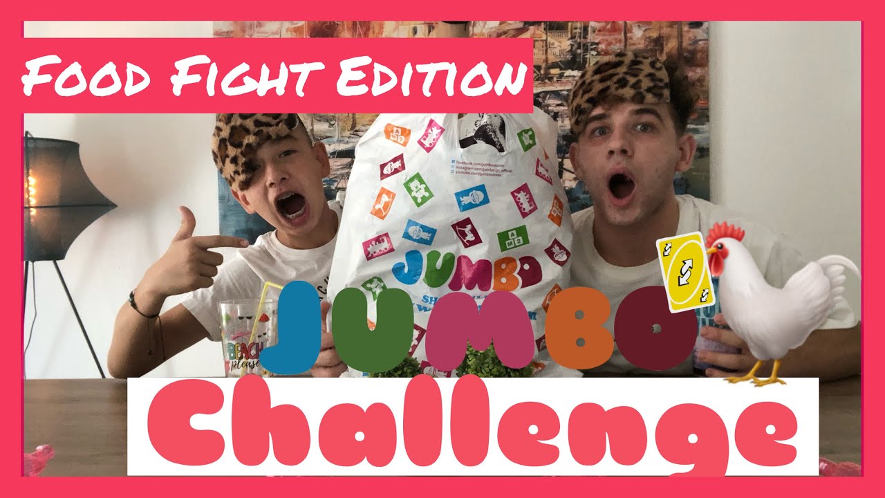 FOOD FIGHT JUMBO CHALLENGE ΜΕ ΤΟΝ ΑΔΕΡΦΟ ΜΟΥ | SWITCH CHALLENGE ΜΕ ...