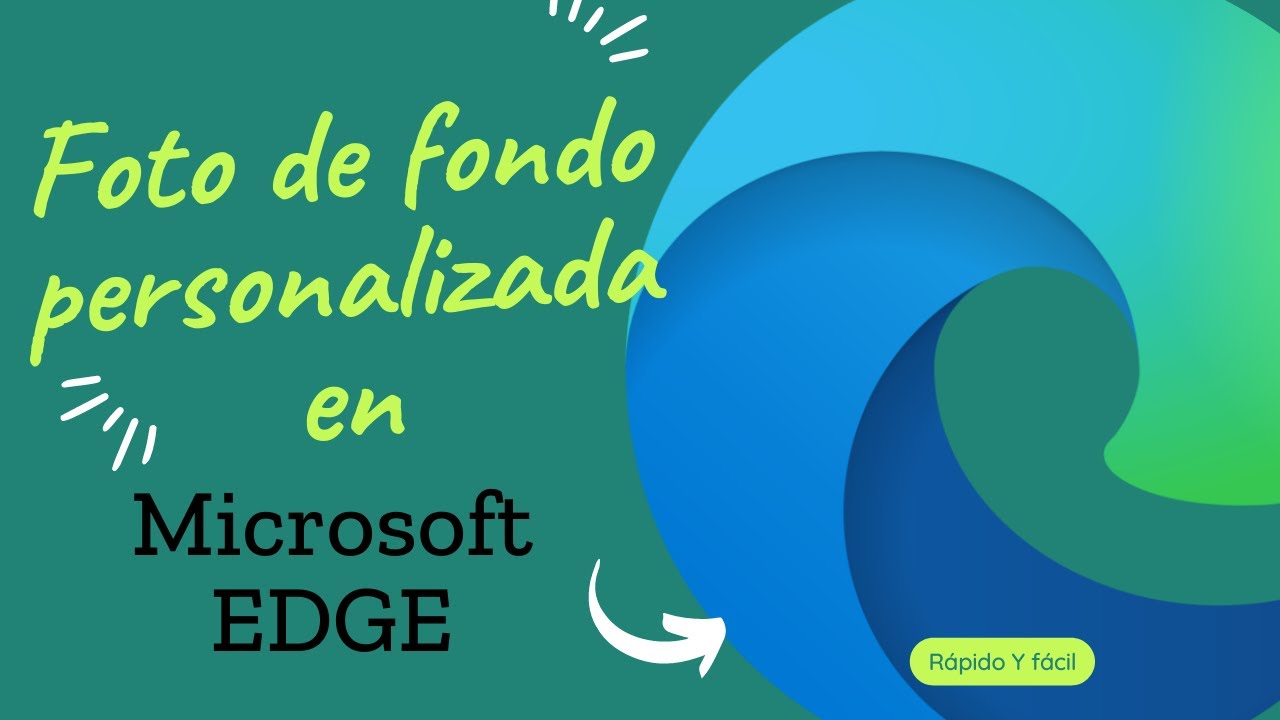 Como poner FOTO DE FONDO en EDGE - YouTube