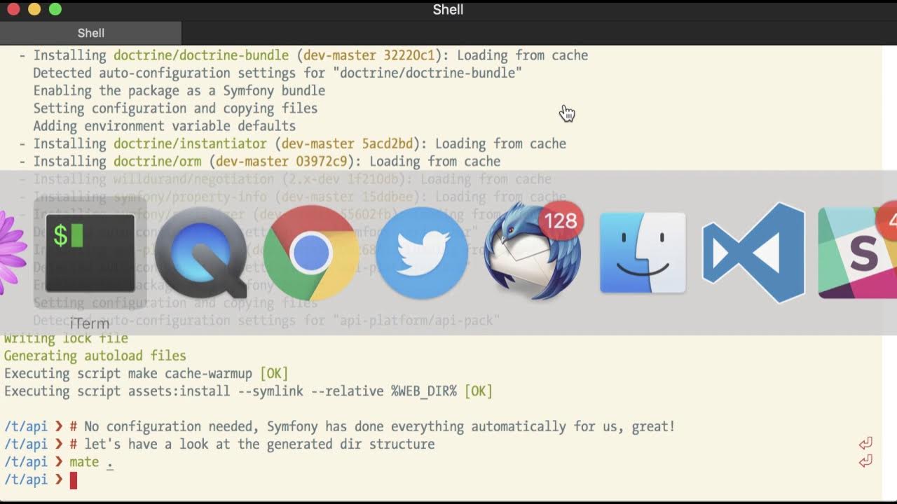 Symfony Flex - Demo - Creating an API project - YouTube