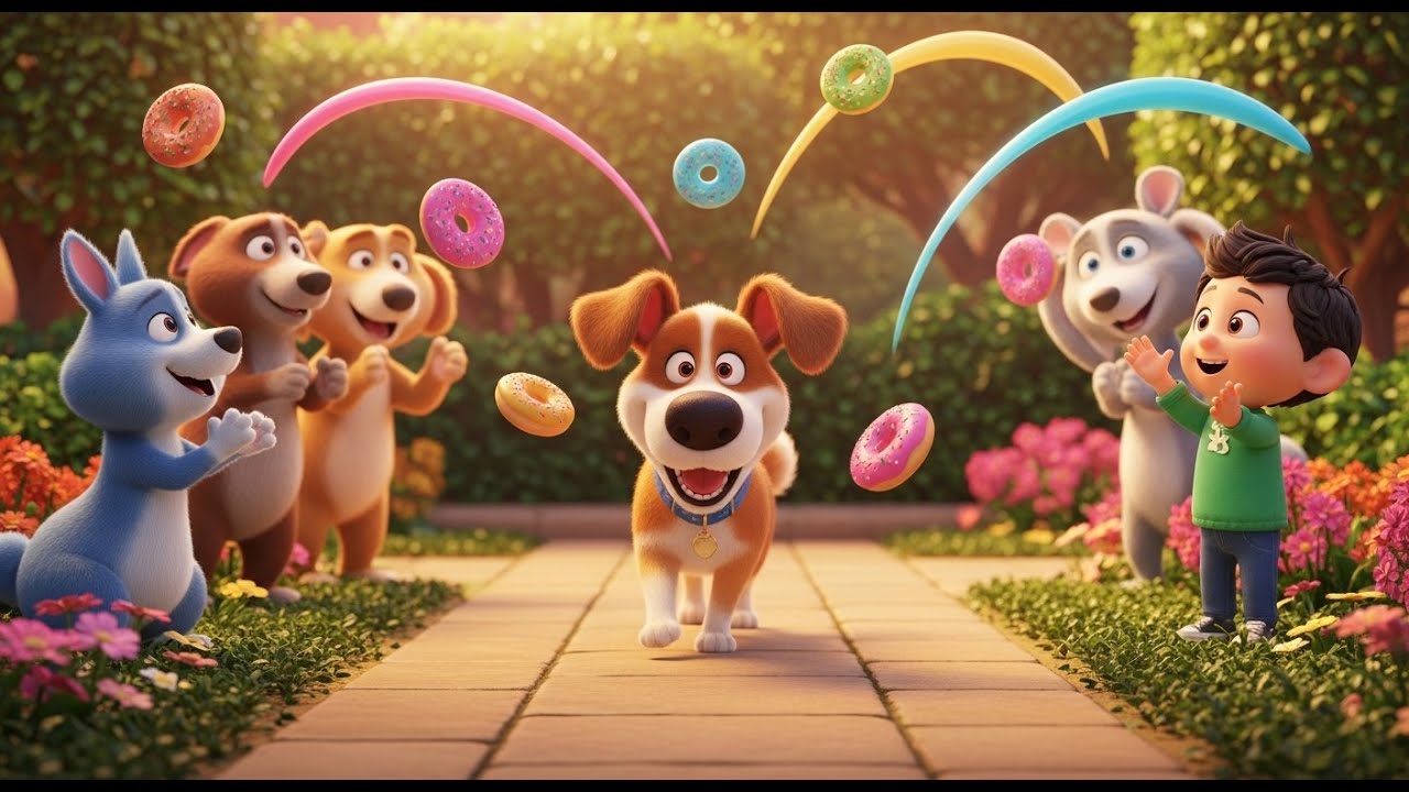 The Dog Who Juggled Donuts | Fun and Educational Kids’ Song - YouTube