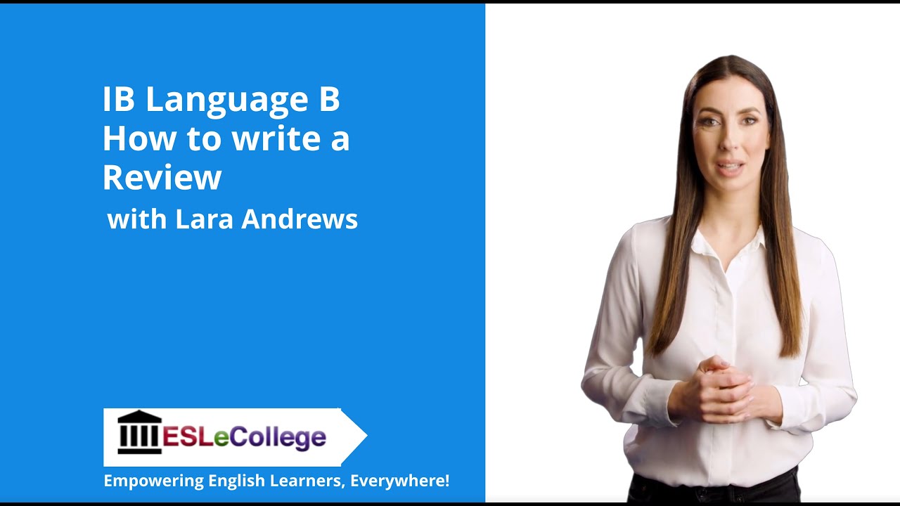 Review Writing Made Easy | IB Language B - YouTube