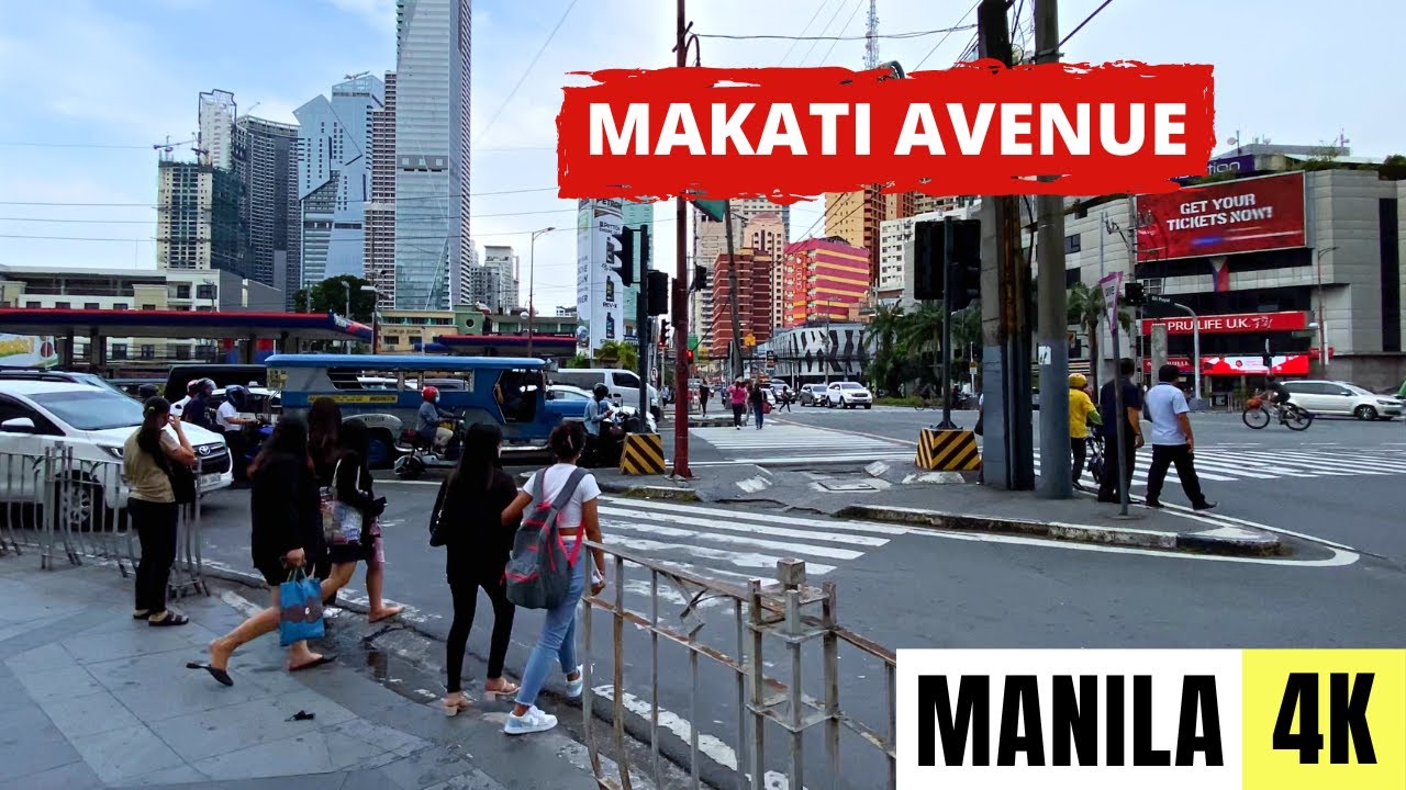 MANILA, PHILIPPINES 🇵🇭 [4K] Makati Avenue — Walking Tour - YouTube