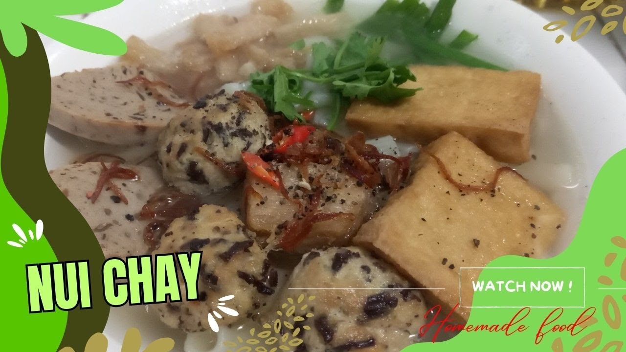 cách nấu món NUI CHAY đơn giản cho ngày ăn chay thêm phong phú - YouTube