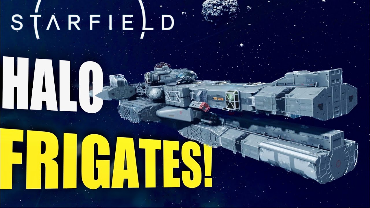 UNSC Frigate Starfield! Best Starfield Halo Reach ships - YouTube