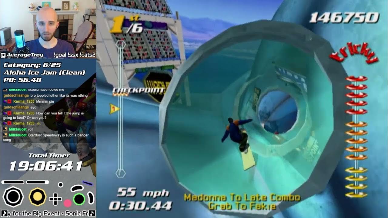 SSX Tricky - Aloha Ice Jam Race (Clean) in 56.39 - YouTube