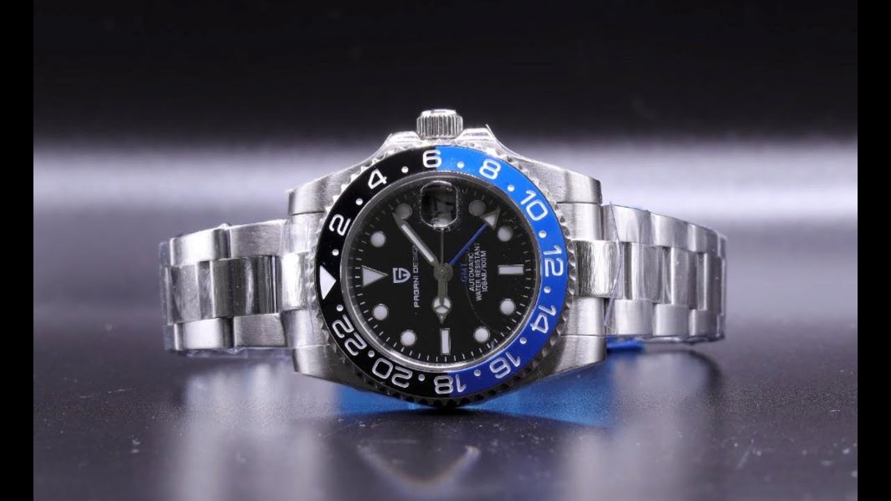 Pagani Design Batman 蝙蝠俠 GMT Master ii NH34版本 - YouTube