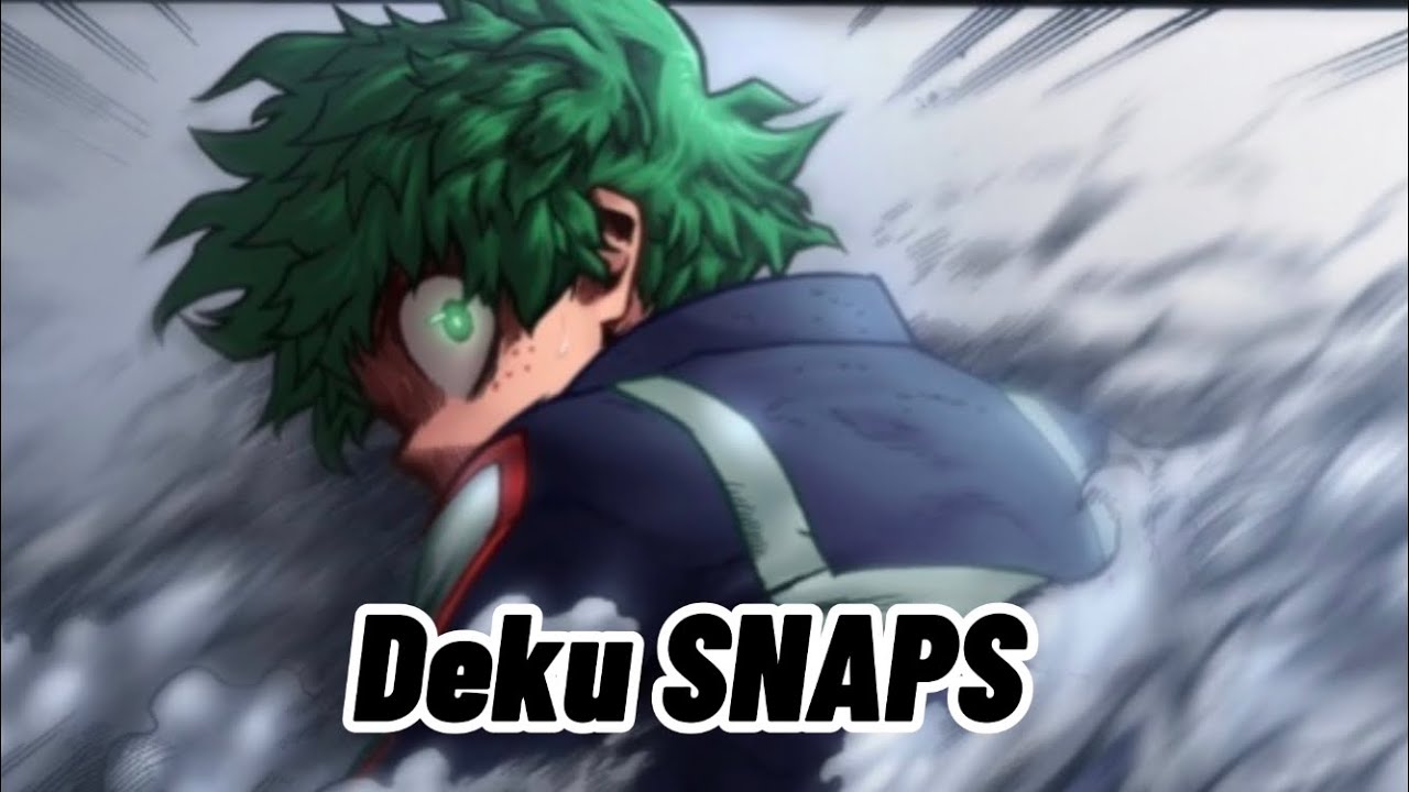 MHA text stories. Deku snaps at Bakugou. - YouTube