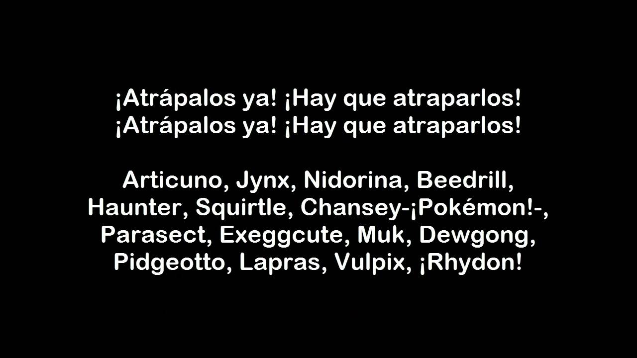 Pokemon Rap (PokeRap) Letra HD 720P - YouTube