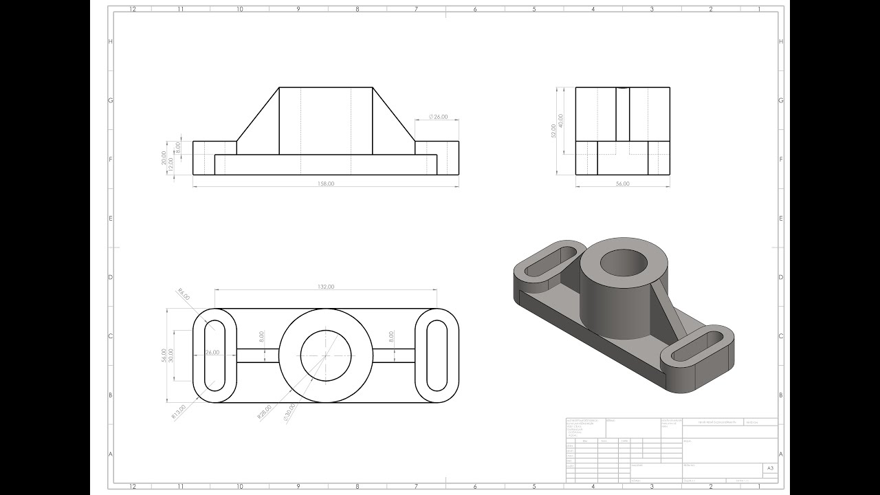 SolidWorks 2023 drawing work 34 #solidworks #solidworks2023 #keşfet ...