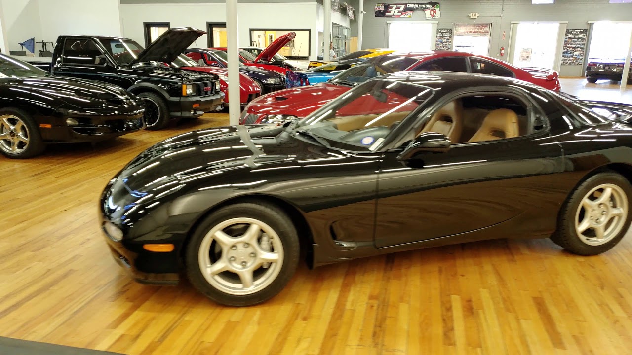 Beautiful 1993 rx7 low miles BLACK DIAMOND! - YouTube