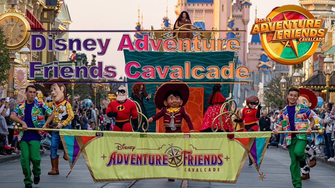 Disney Adventure Friends Cavalcade VR180 3D - YouTube