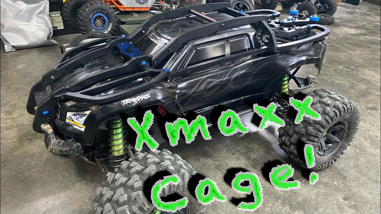 Xmaxx Roll Cage Body protector 1st look! - YouTube