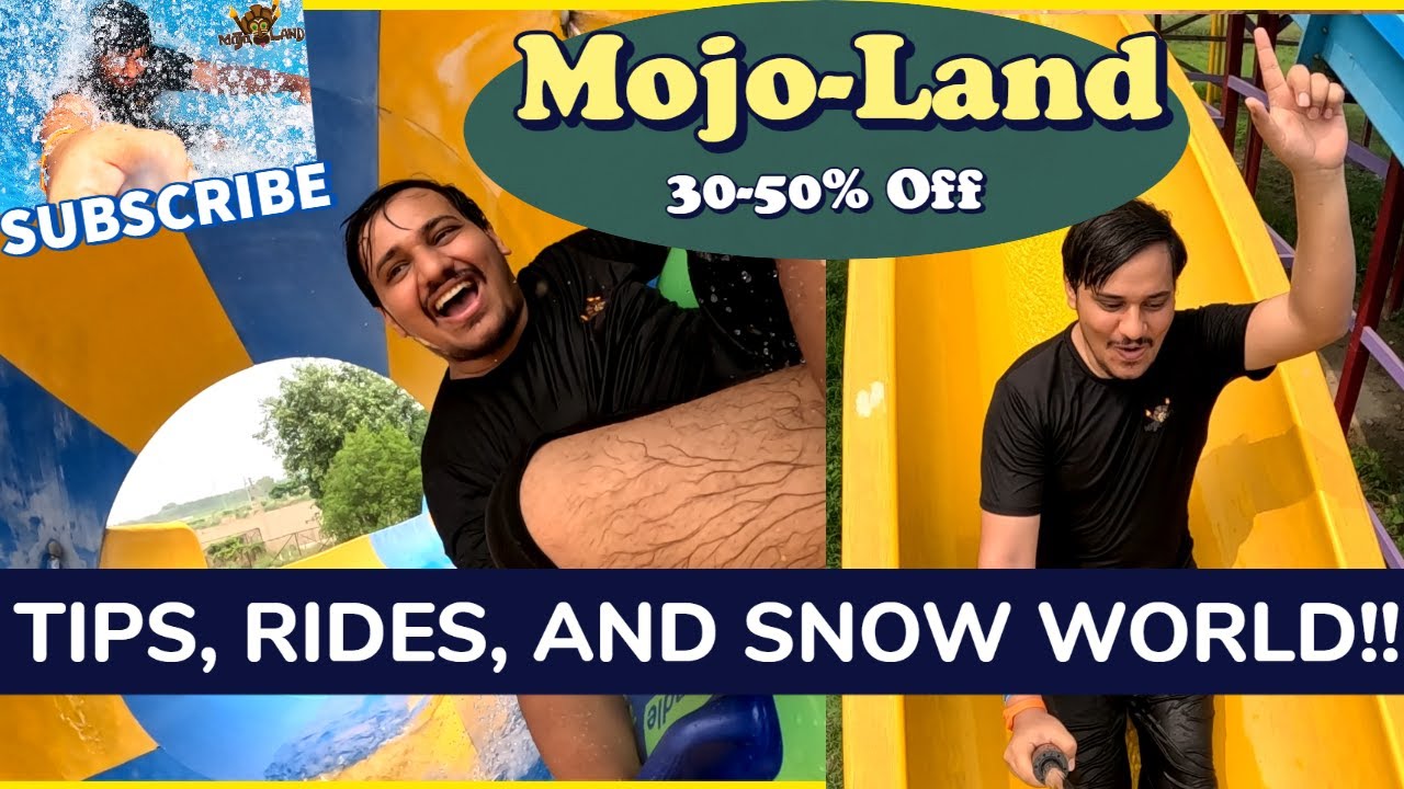 Mojoland Water Park Sonipat|| Mojoland Water and Snow Park - YouTube