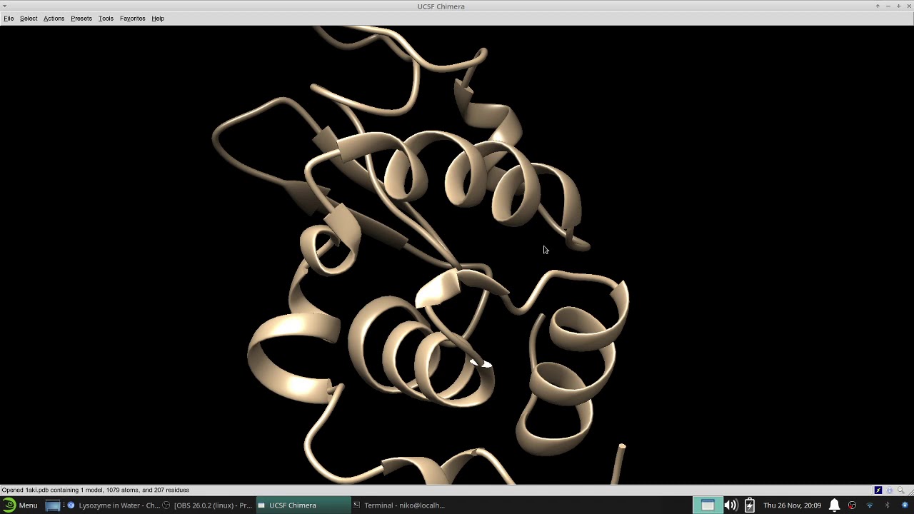 tutorial basic gromacs - YouTube