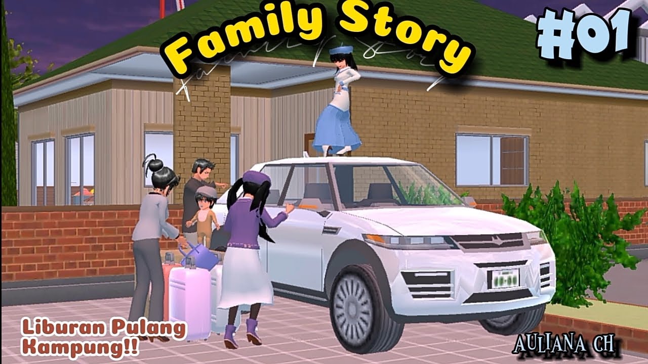 Family Story [Liburan Pulang Kampung] || Drama Sakura School Simulator ...