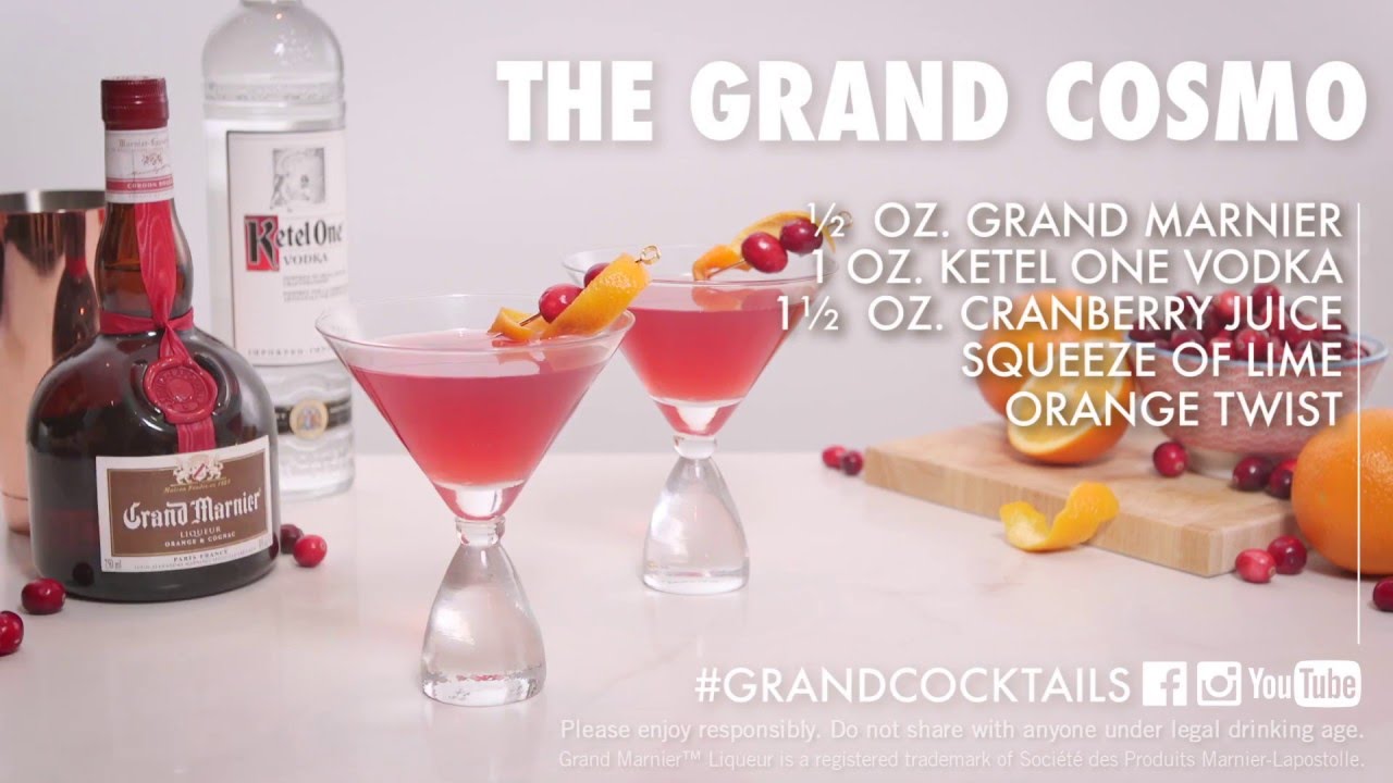 Grand Cocktails: The Grand Cosmo - YouTube