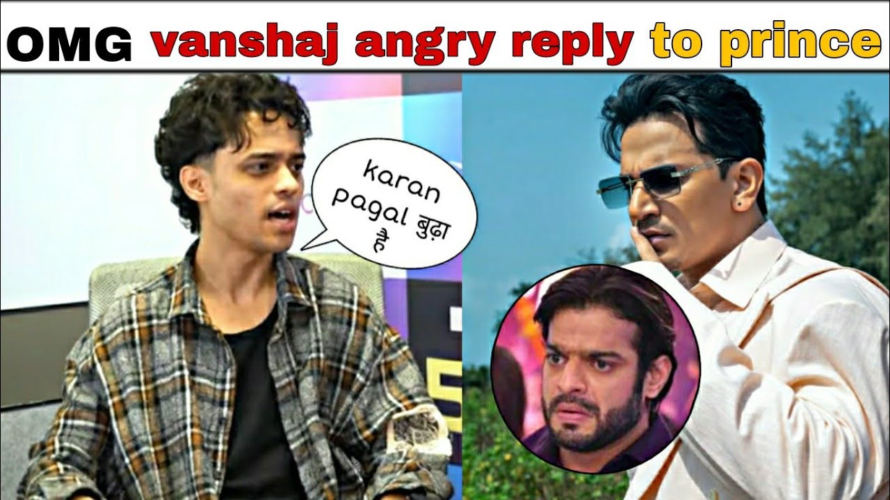 Vanshaj angry 😡 reply to Prince narula and Karan patel |#elvishyadav # ...