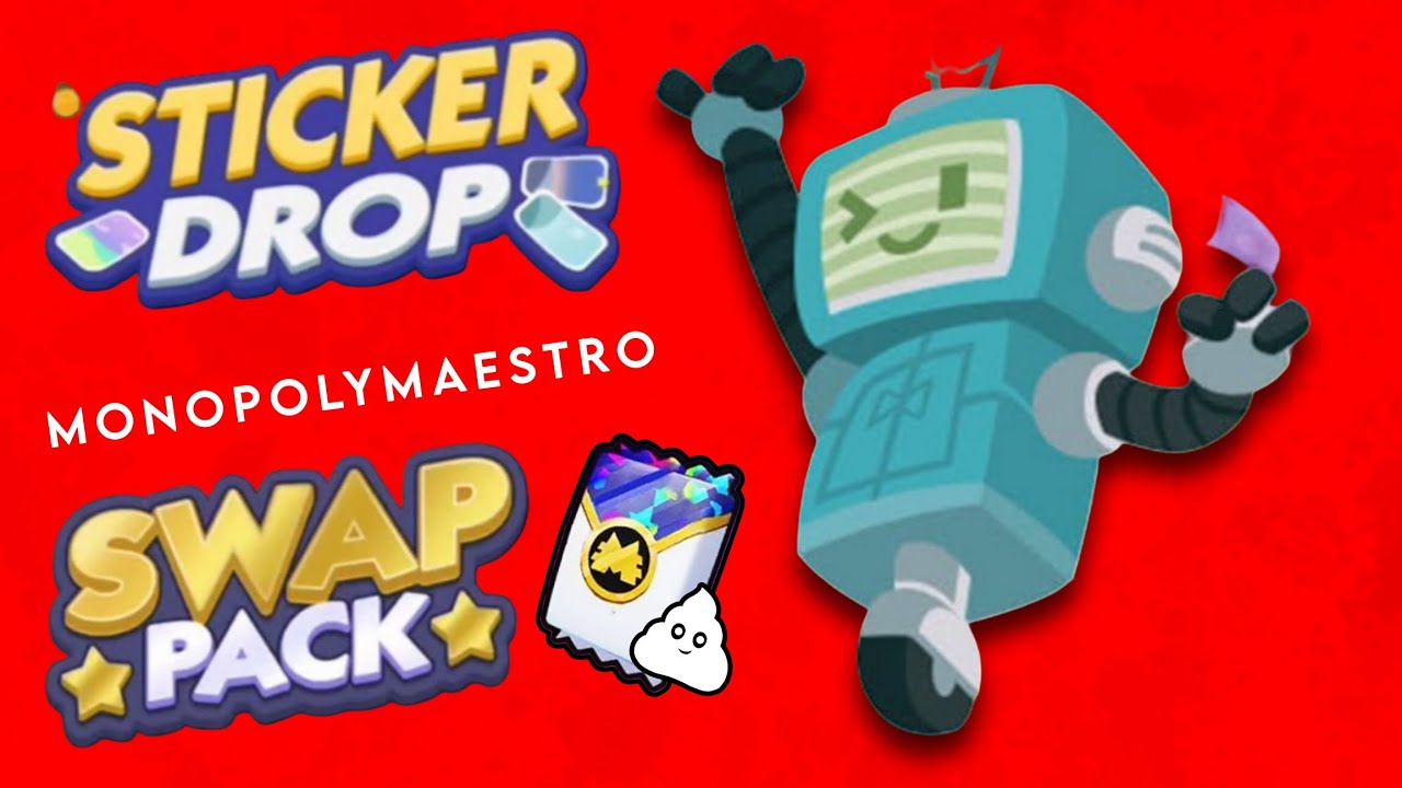 New Peg-E Sticker Drop - Monopoly Go Event Complete - Swap pack # ...