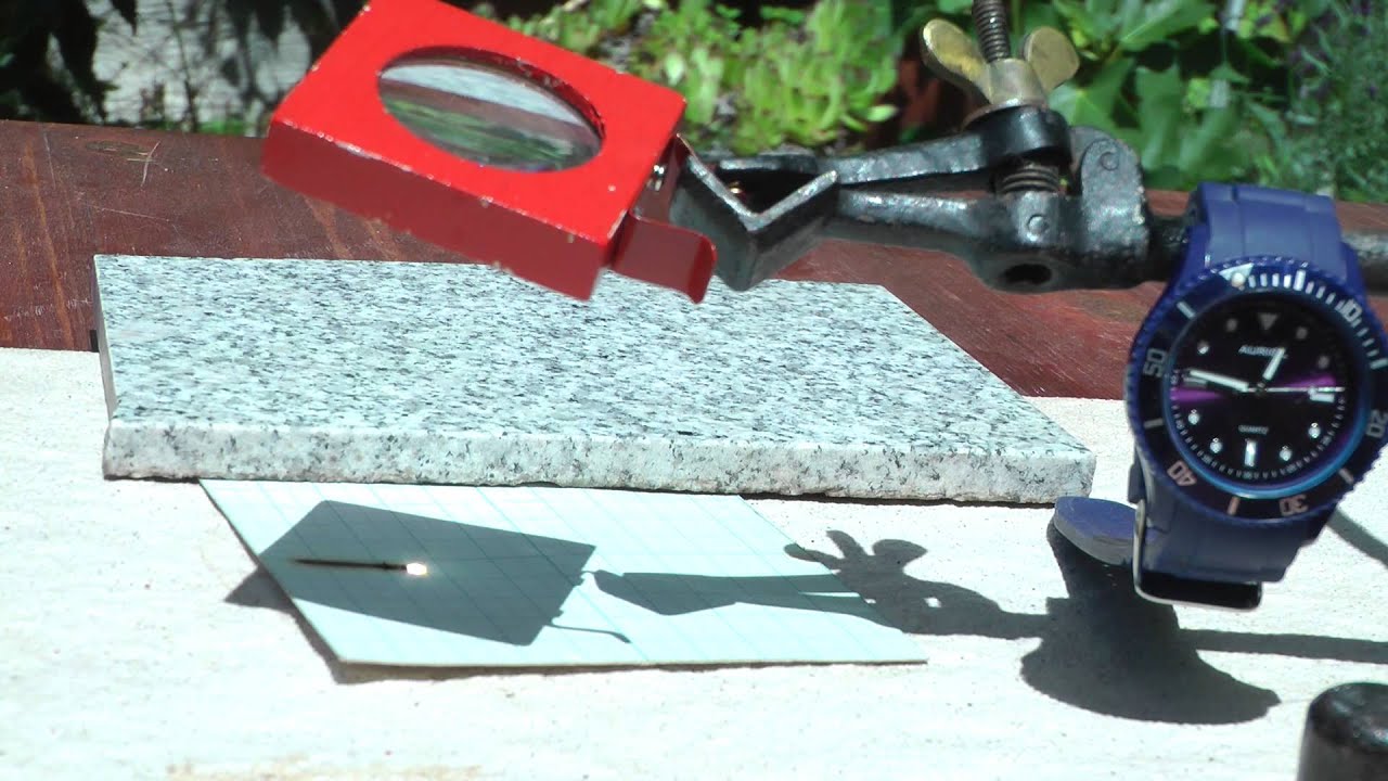 How to record sunshine - Simple home physics experiment. - YouTube