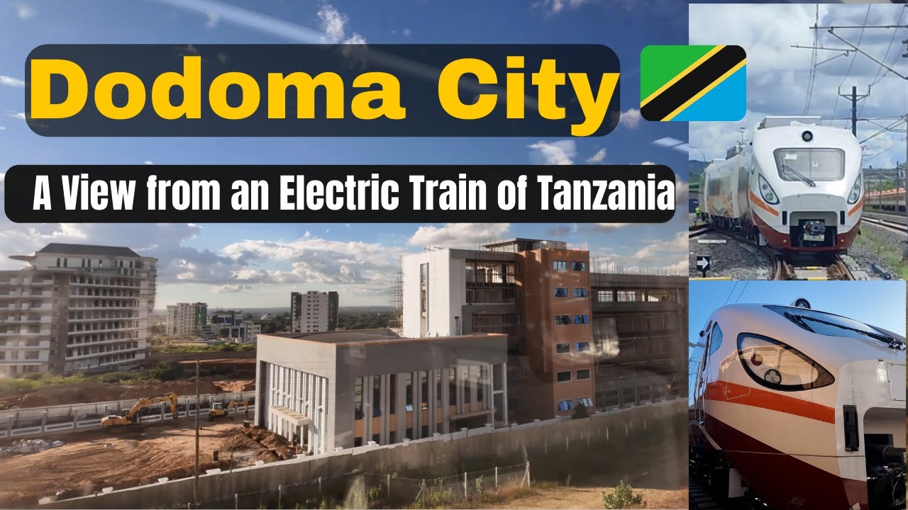 View of Dodoma City from an Electric Train of Tanzania - YouTube