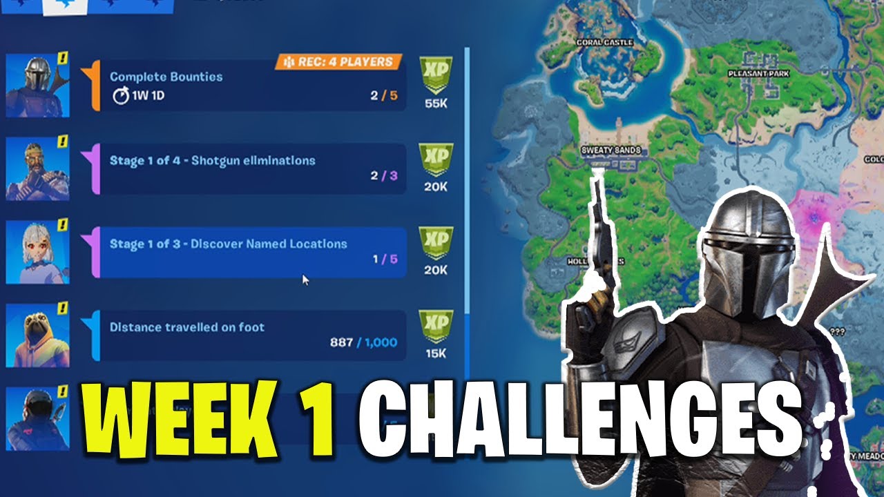 Fortnite All Week 1 Challenges Guide - Fortnite Chapter 2 Season 5 ...