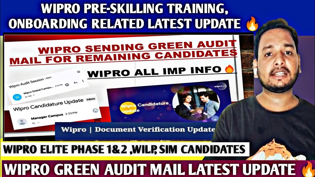 WIPRO ONBOARDING LATEST UPDATE | GREEN AUDIT MAIL | DOCUMENTS ...