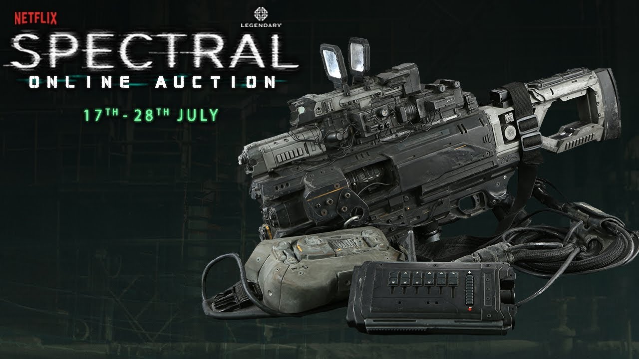 Prop Store's Spectral Auction - Light-up Plasma Rifles - YouTube