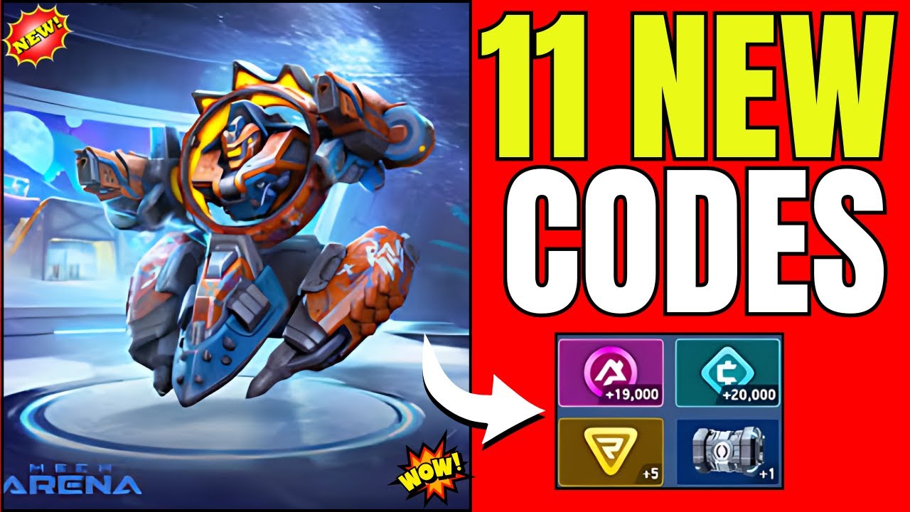 ⚠️FEBRUARY CODES⚠️ MECH ARENA PROMO CODES 2025 - MECH ARENA CODES 2025 ...
