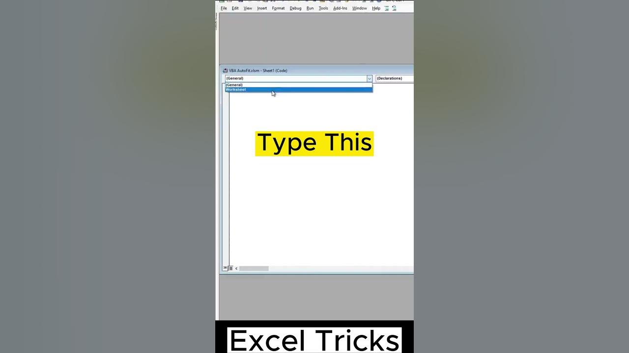 How to autofit columns widths - YouTube