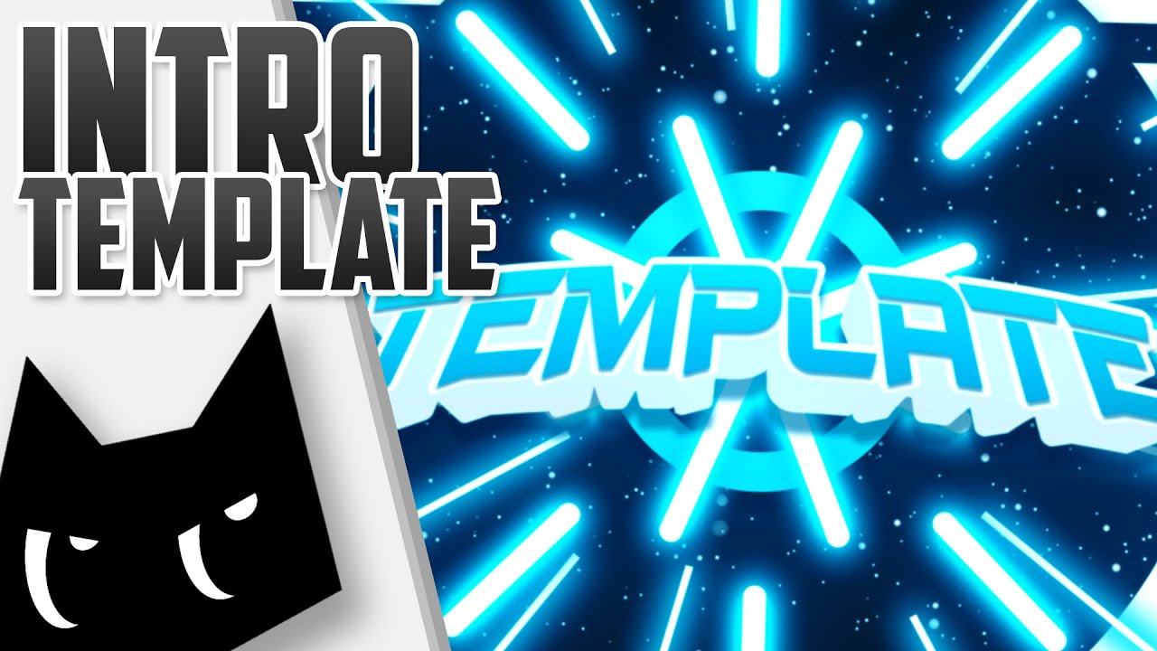 Blue Laser Intro Template - [FREE DOWNLOAD] - YouTube