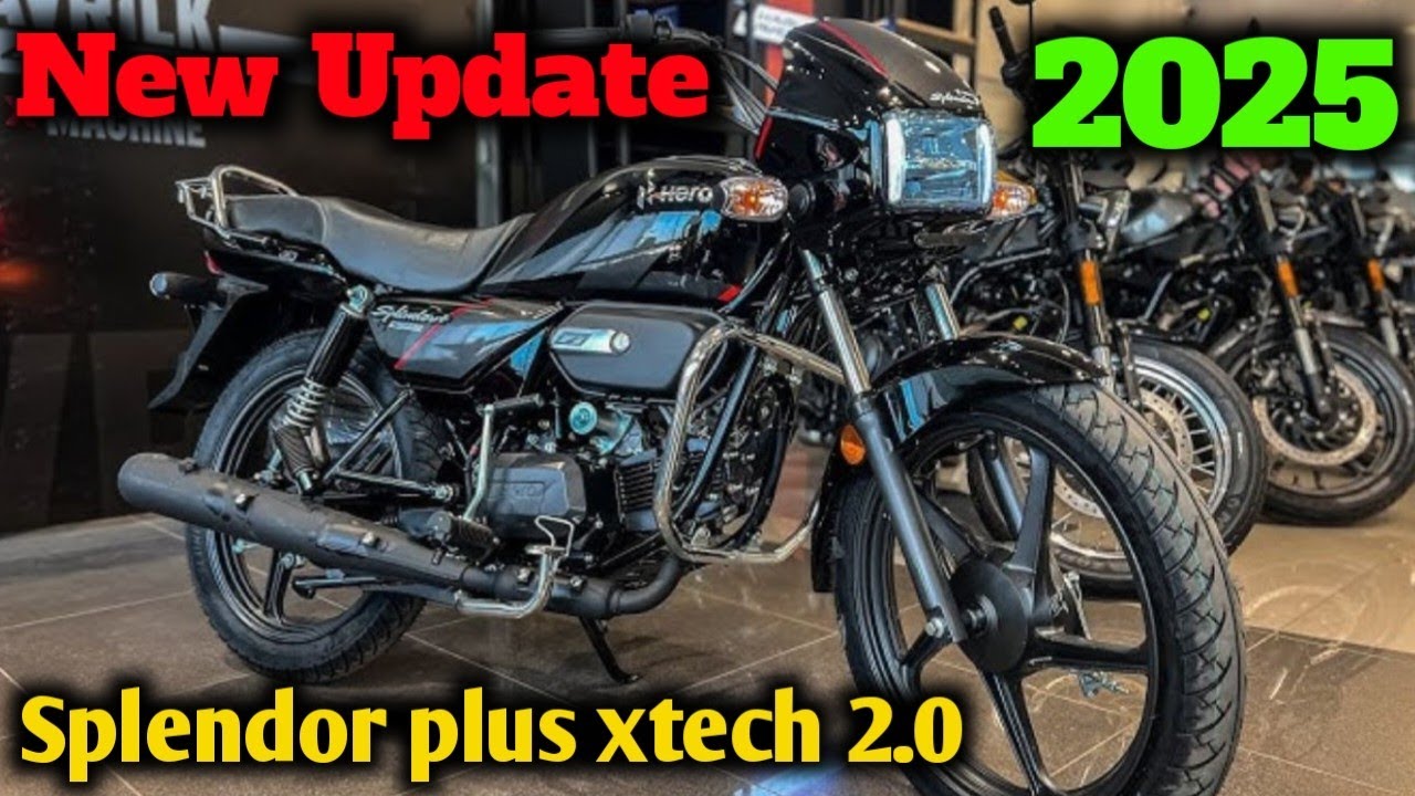 New Hero Splendor + xtech 2.0. 2025 Model All Latest features and ...