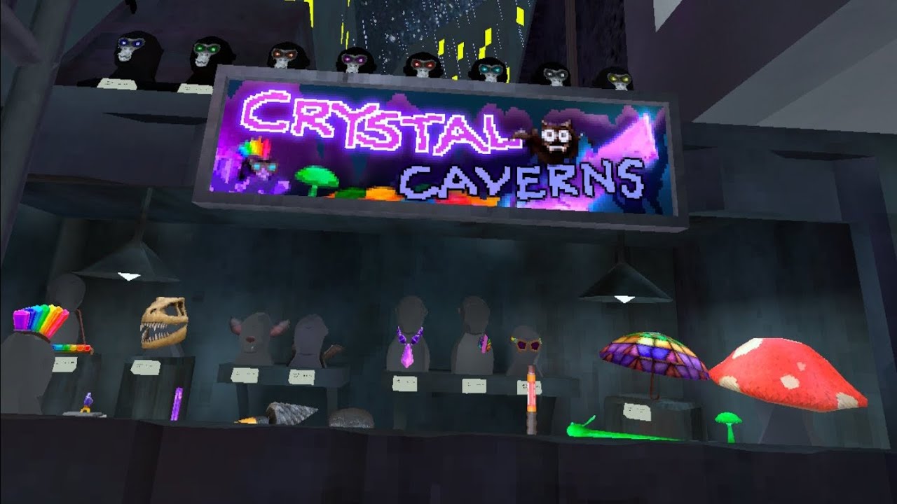 New update Crystal Caverns in gorilla tag - YouTube