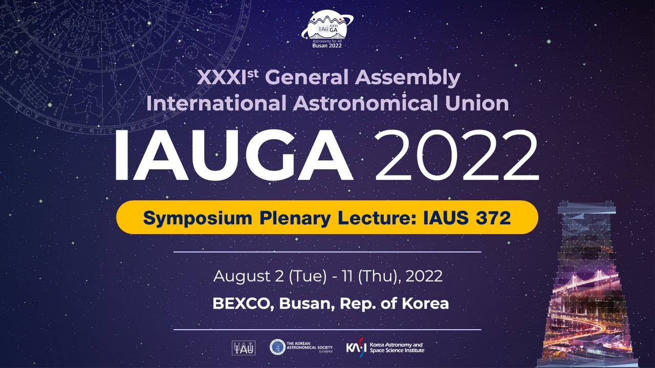Symposium Plenary Lecture: IAUS 372 - YouTube