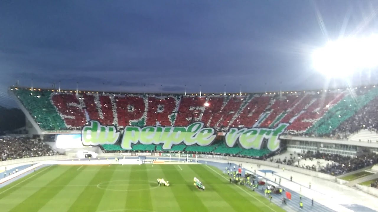 Tifo mouloudia vs usma 28/11/2017 - YouTube