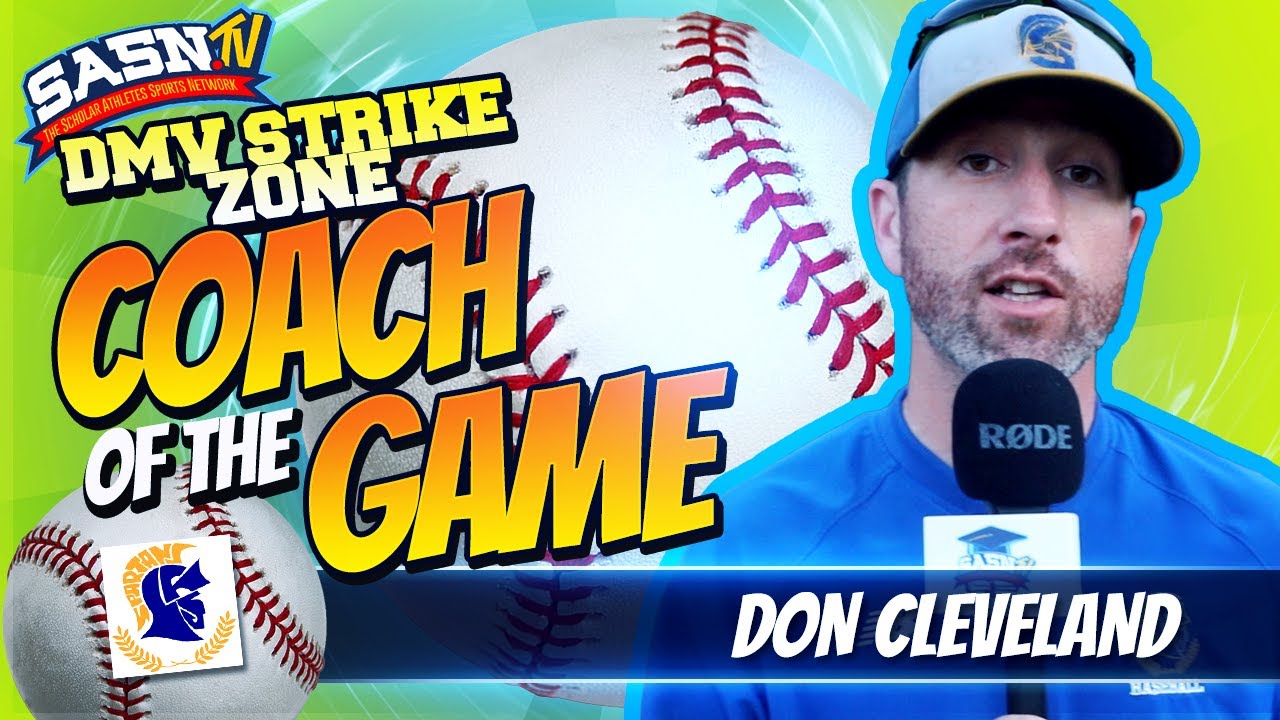 DMV Strike Zone Interviews Head Coach Don Cleveland - YouTube