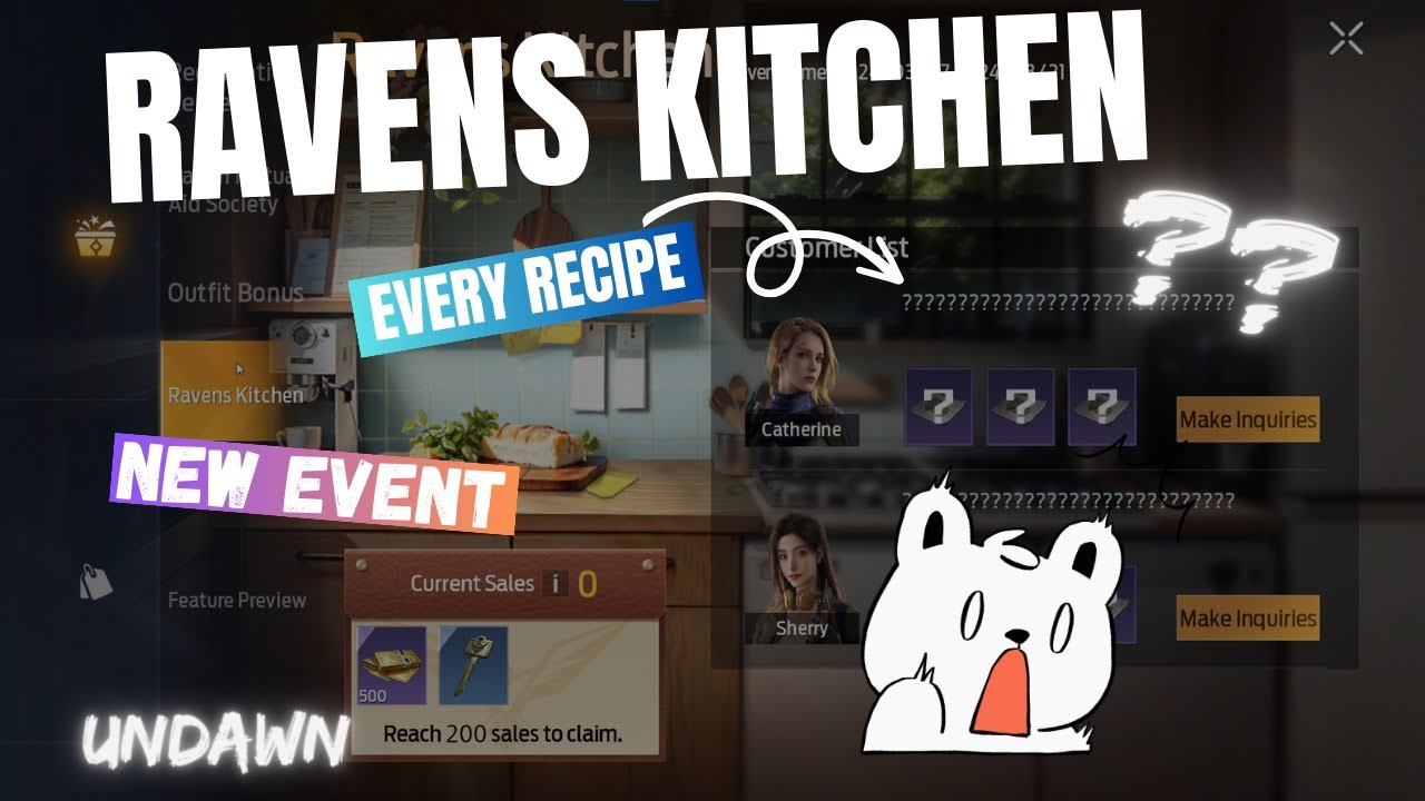 New event in undawn make enquiries and get rewards || undawn guide ...