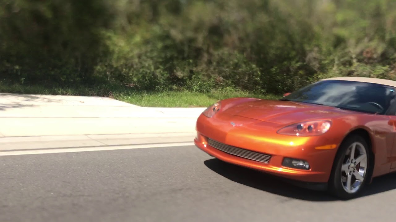 '06 gto vs C6 Corvette street race - YouTube