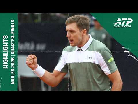 Medjedovic Battles Muller; Cina & Altmaier In Action | Naples 2026 Quarter-final Highlights