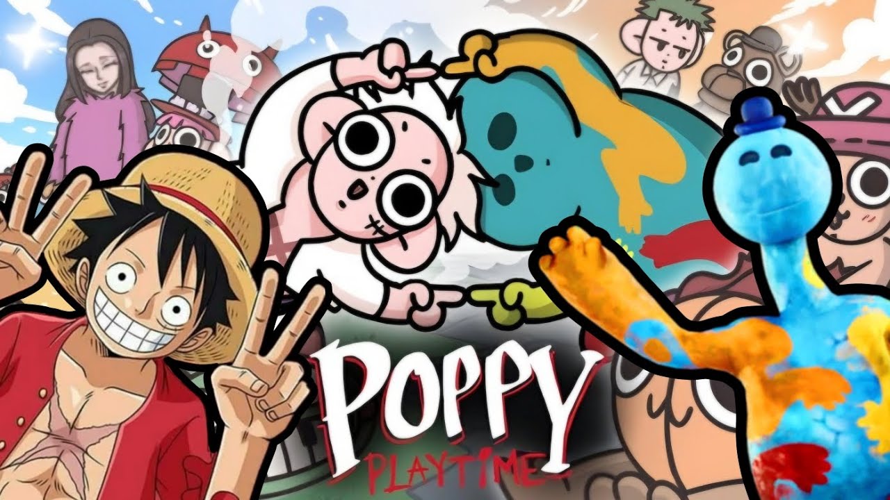 One piece × Poppy play time funny animation video by @Dummyworld_Kr1 ...