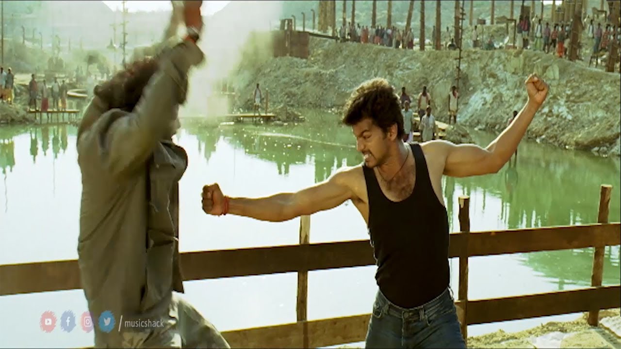 Vijay Action Scenes | Superhit Mass Action Fight Scene | Action ...