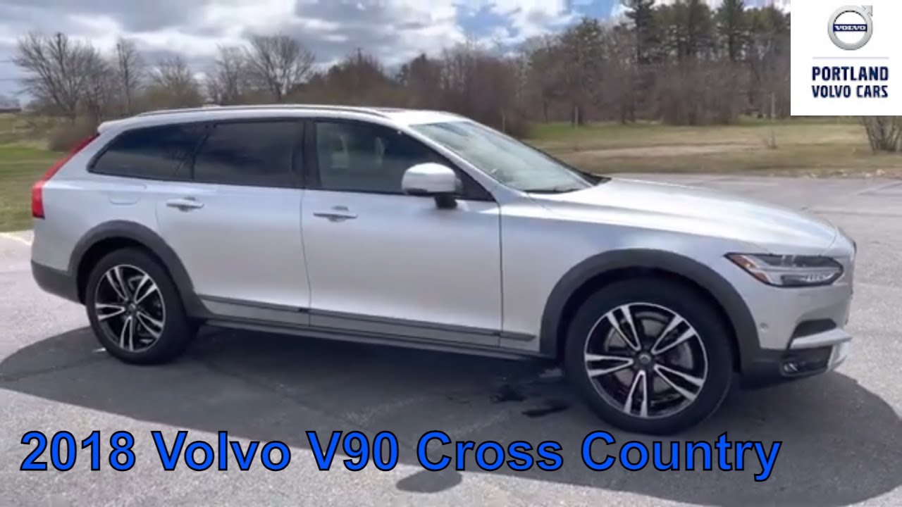 Bright Silver Metallic 2018 Volvo V90 Cross Country / Walkaround with ...
