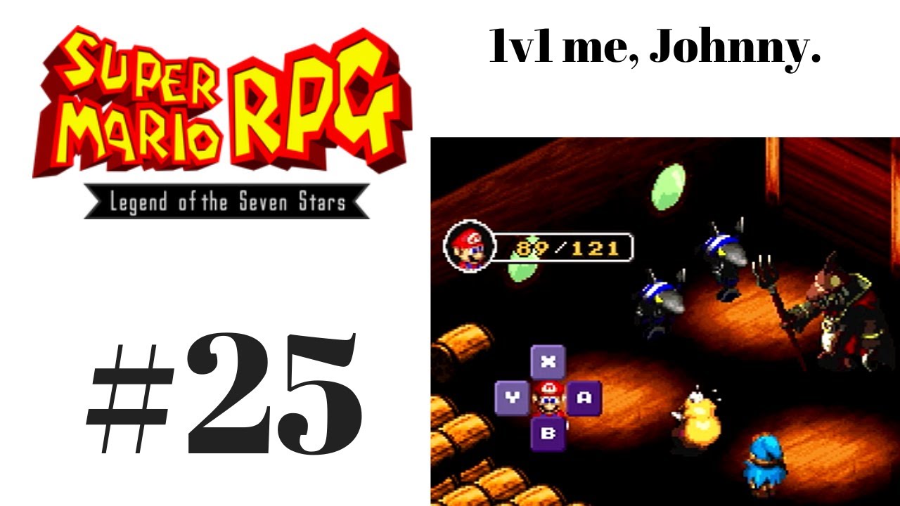 Super Mario RPG Part 25 - Fighting Johnny - YouTube