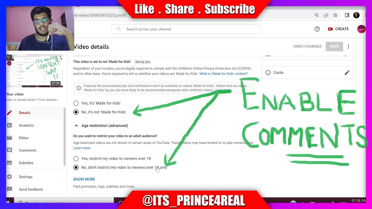 How to enable comment section in your videos | Comment section disabled ...