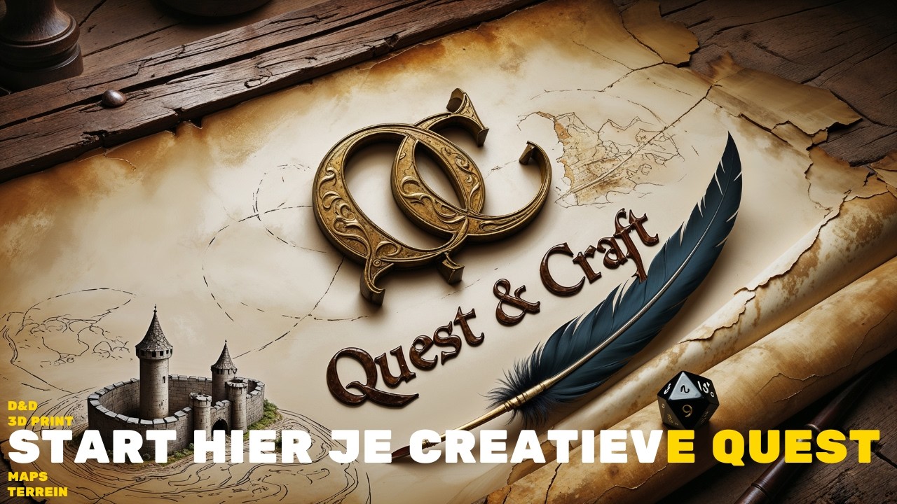 Fantasy Maps, Terrain & 3D prints - Welkom bij Quest & Craft - YouTube