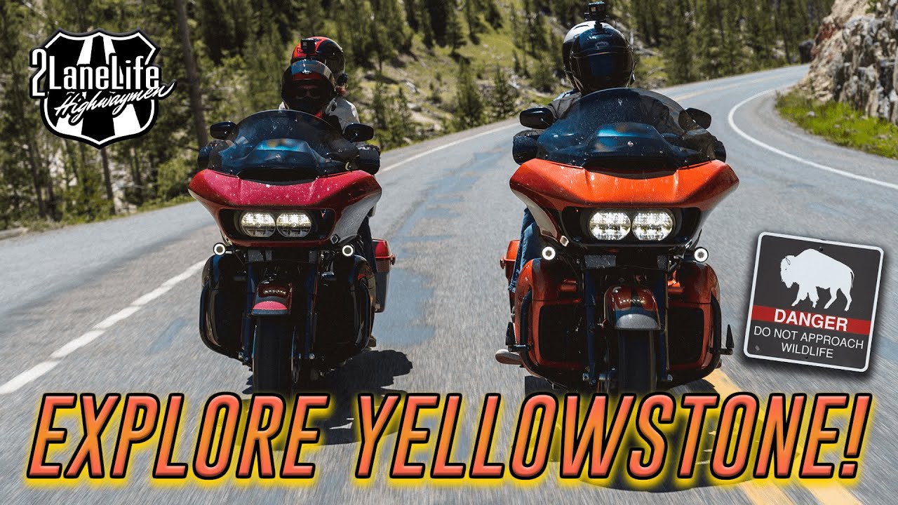 Exploring Yellowstone National Park on Harley Davidsons | 2021 | 3,000 ...
