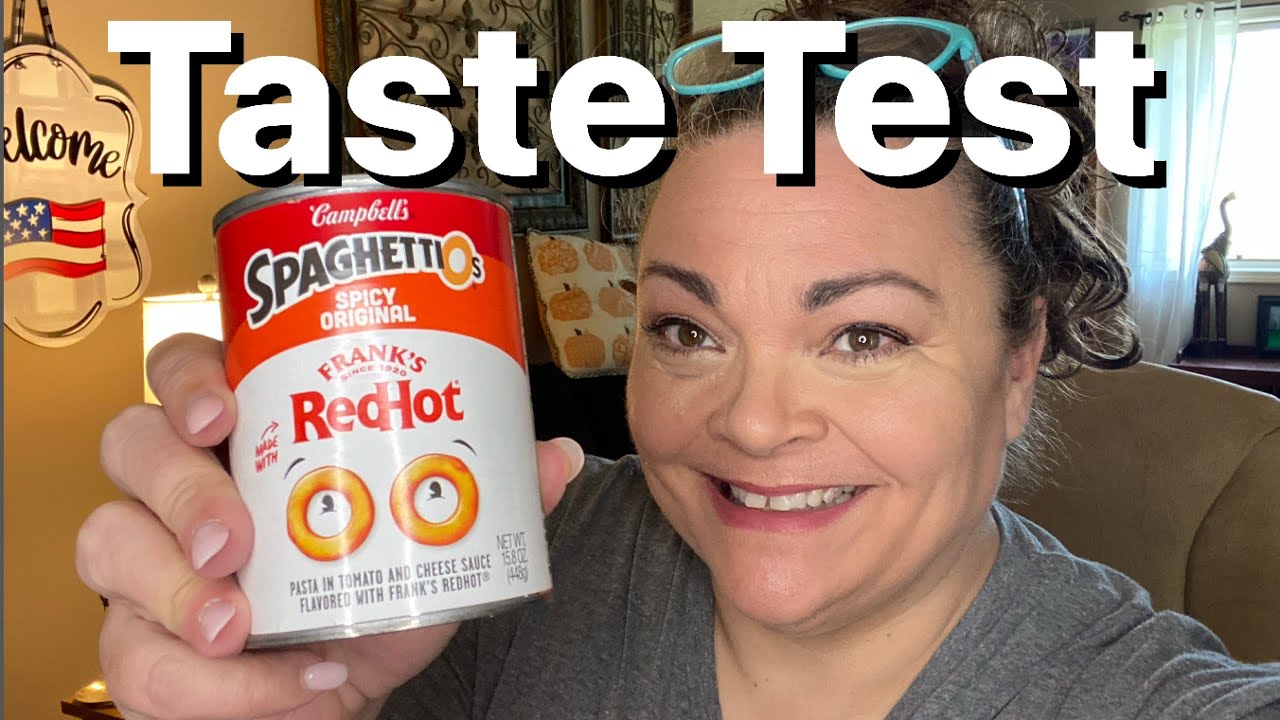 Taste Test! Frank’s Red Hot Spaghettio’s - YouTube
